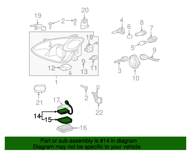 2006-2009 Lexus Control Module 81107-48190 | OEM Parts Online