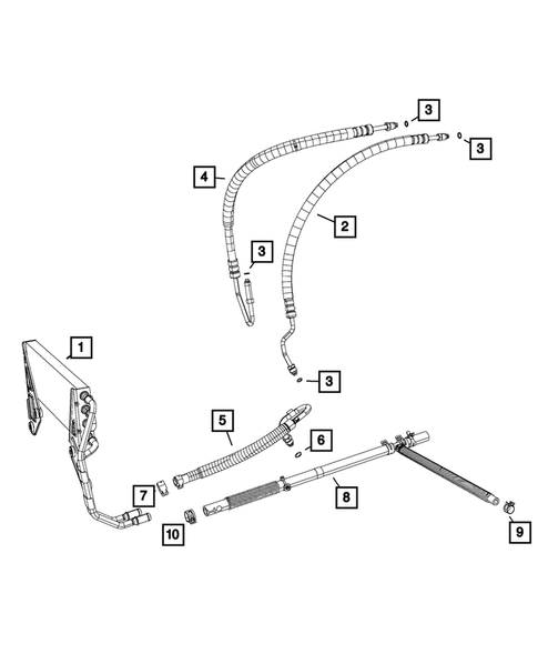 Power Steering Hoses for 2017 Ram 3500 | Mopar eStore