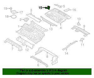 74595-1LA0A - Jack Bracket 2017-2024 Nissan Armada | Nissan Parts ...