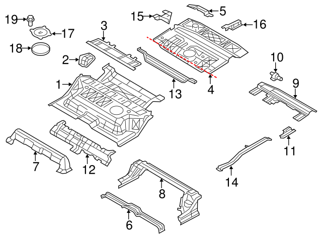 2017-2023 Nissan Armada Jack Bracket 74595-1LA0A | Parts for Nissans
