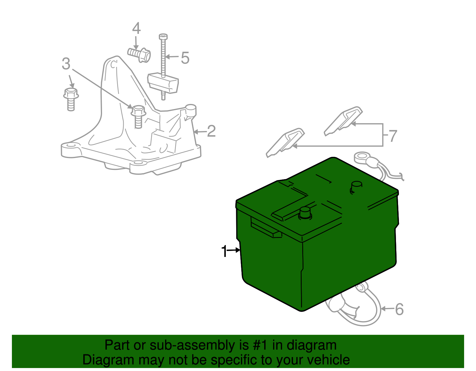 BXT-58-A - Motorcraft™ Battery - 1984-2011 Ford | Eastgate Ford Parts