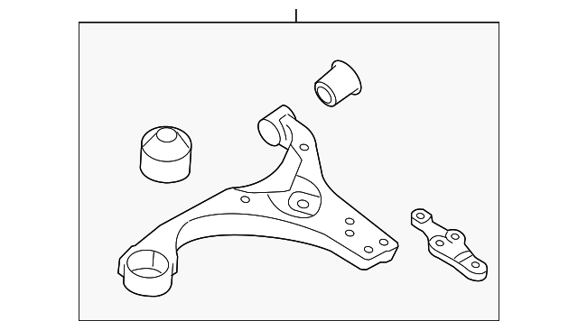 2007-2012 Hyundai Elantra Lower Control Arm 54501-2H000 | OEM Parts Online
