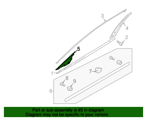 2017-2022 Genesis G90 Front Molding 82270-D2010-4X | OEM Parts Online