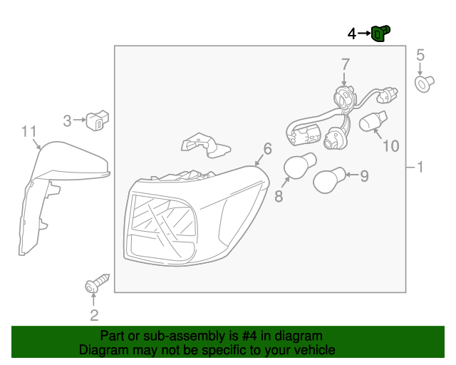 2014-2021 Kia OEM NEW 14-20 Kia Sedona Left Right Upper Tail Lamp ...