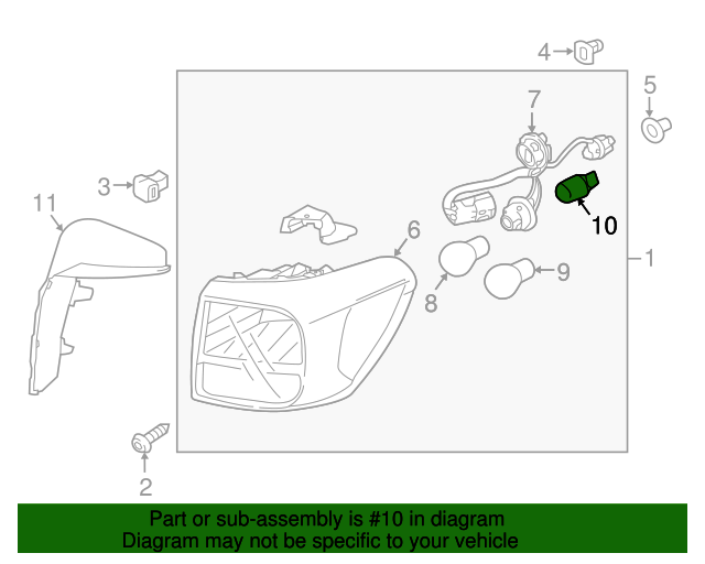 1994-2021 Kia OEM NEW 1994-20 Kia Marker Lamp Bulb Lamp Light Tail Lamp ...