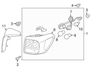 86910-22000 - Tail Lamp Assembly Retainer 2001-2022 Kia | Kia.Parts Store