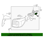 1994-2021 Kia Marker Lamp Bulb 18643-05009L | TascaParts.com