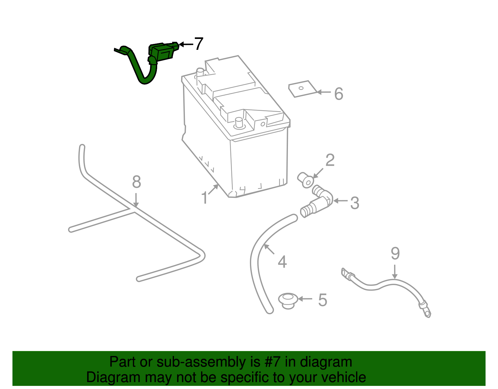 212-440-76-38 - High-Quality Battery Cable for 2012 Mercedes-Benz E 350 ...