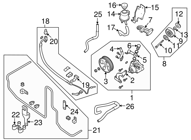 49790-ZL30A - Power Steering Cooler 2008-2012 Nissan Pathfinder ...