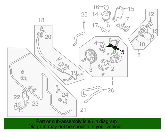 2005-2012 Nissan Pathfinder Joint 49172-EA200 | Nissan Parts OEM