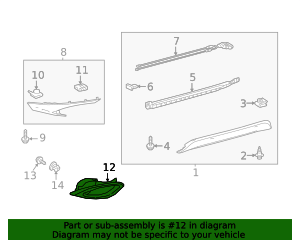 52106-48030 - Extension Insert For 2020-2022 Lexus | Lexus OE Parts