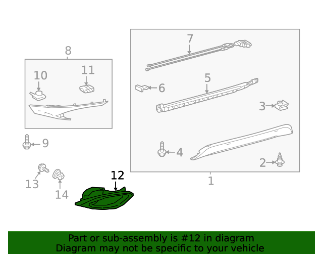 52106-48030 - Bumper Cover Heat Shield 2020-2022 Lexus ...