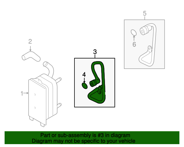 2011-2016 Volvo Inlet Tube 31368678 | TascaParts.com