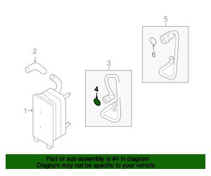 2006-2016 Volvo Automatic Transmission Oil Cooler Hose O-Ring 968757 ...