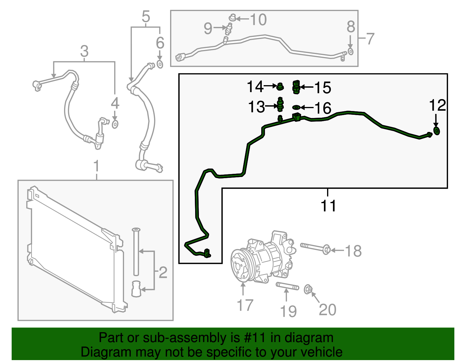 2018-2022 Toyota C-HR Liquid Line 88716-F4030 | Toyota San Diego Parts