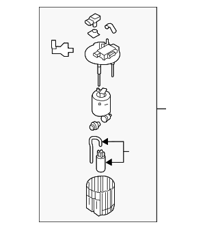 Hyundai - 31120-G2600 - Fuel Pump Assembly - 2018-2022 Hyundai Ioniq ...