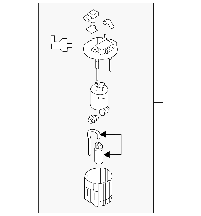 Hyundai - 31120-G2600 - Fuel Pump Assembly - 2018-2022 Hyundai Ioniq ...