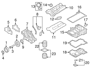 11-14-7-566-411 - Front Cover Gasket - 2008-2019 BMW | Buy BMW Parts Now