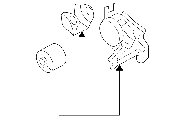 21830-2E100 - Trans Mount Bracket 2005-2010 Kia Sportage | Kia.Parts Store