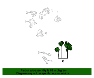 21830-2E000 - Trans Mount Bracket 2005-2010 Kia Sportage | Kia.Parts Store