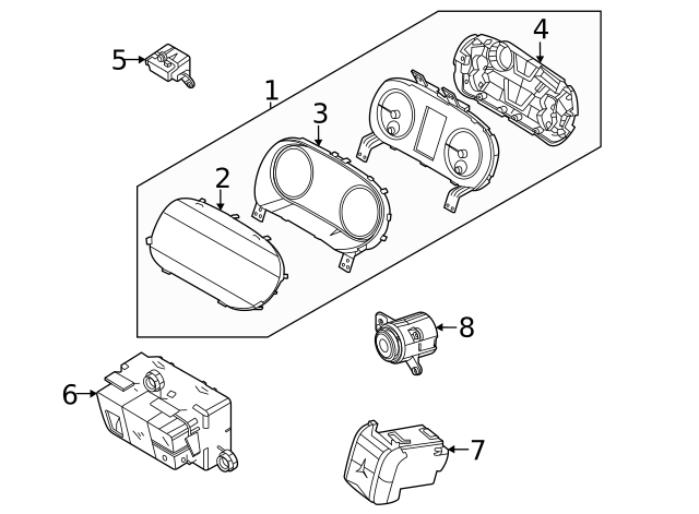 2021-2024 Kia K5 Instrument Light Rheostat 93700-L2030WK | QuirkParts