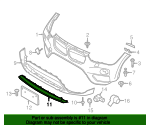 51117425974 - 2016-2019 BMW X1 Lower Trim Panel (51-11-7-425-974) | BMW ...