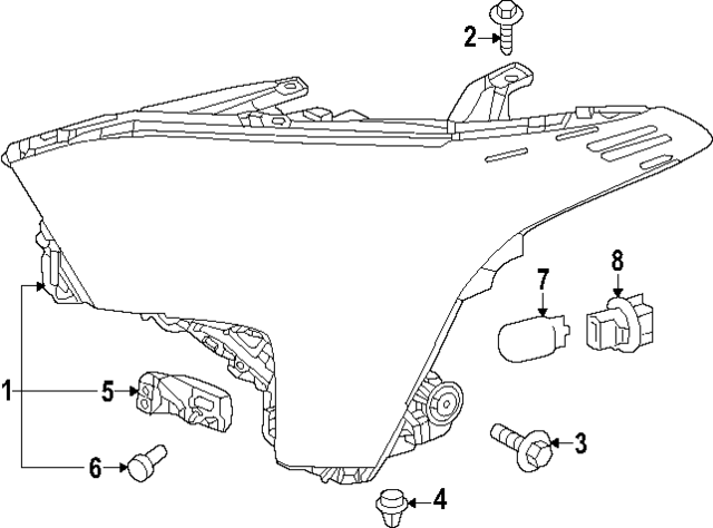 2024 Toyota Tacoma Headlamp Assembly 81150-AK010 | Retail Performance ...
