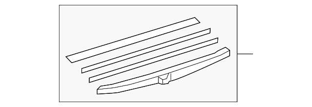 2010-2013 Toyota Highlander Genuine Toyota Rear Wiper Blade 85242-0E070 ...