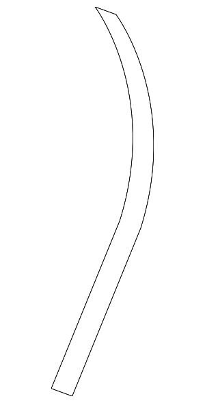 N243-R1-473 - Weatherstrip Retainer - 2016-2024 Mazda MX-5 Miata ...