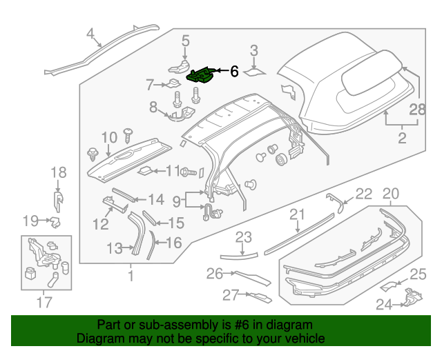 2016-2020 Mazda MX-5 Miata Lock N243-R1-3A0 | TascaParts.com