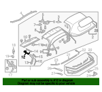 2016-2023 Mazda MX-5 Miata Weatherstrip - Passenger Side (RH) N243-R1 ...