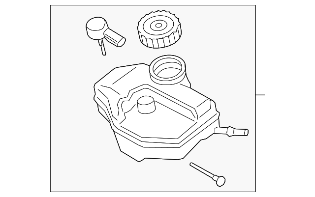 34336871185 - 2016-2021 BMW Brake Master Cylinder Reservoir (34-33-6 ...