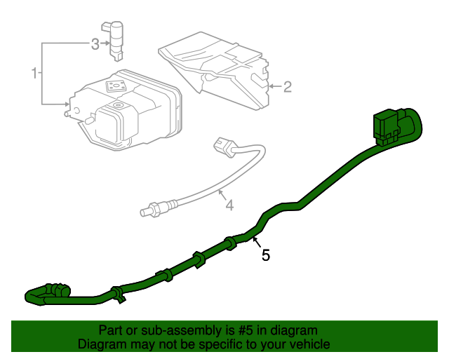 2015-2022 GM Evaporative Emission System Vacuum Leak Pump Filter ...