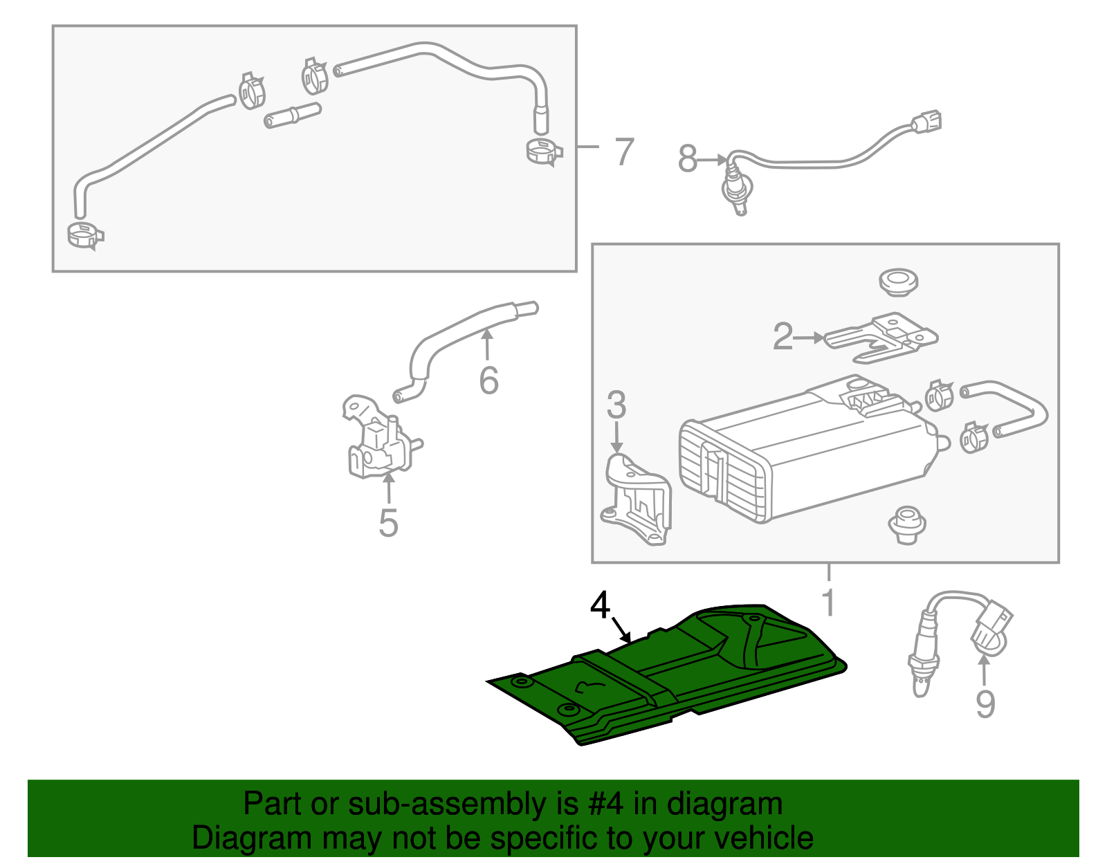 77765-0E010 - Vapor Canister Cap 2010-2015 Lexus RX350 | AutoNation Parts