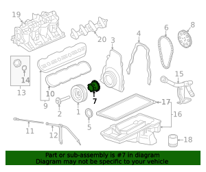 1997-2020 GM Crankshaft Gear 12556582 GM | GMPartsDirect.com