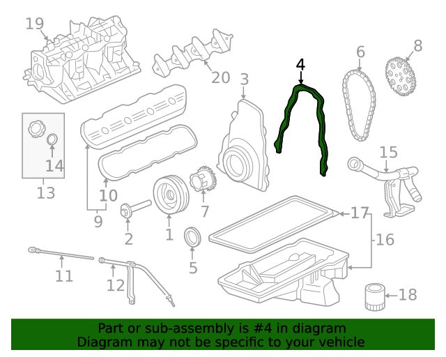 2007-2020 GM Multi-Purpose Seal 12594339 GM | GMPartsDirect.com