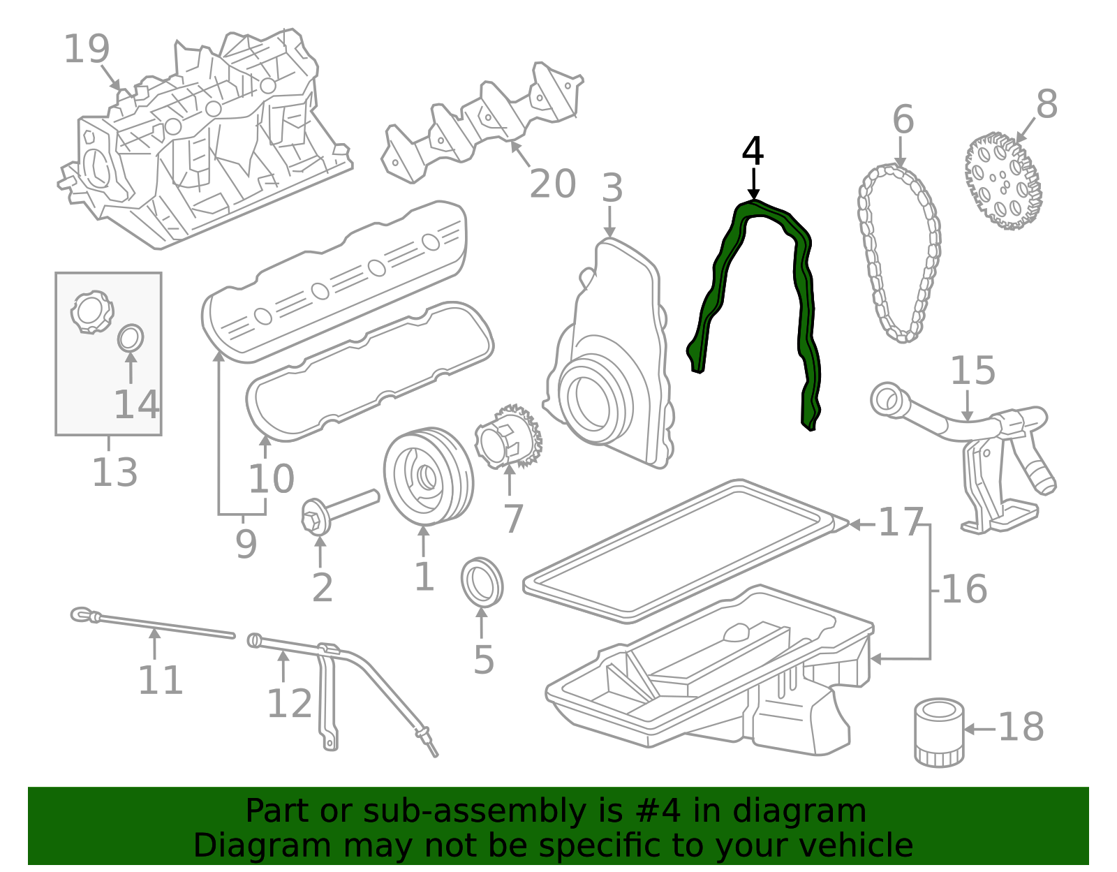 2007-2020 GM Multi-Purpose Seal 12594339 GM | GMPartsDirect.com