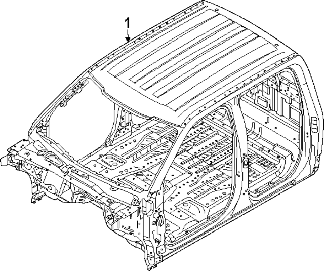 2023-2024 Ford Cab PC3Z-26001B24-B | TascaParts.com