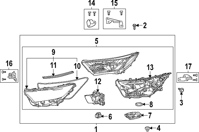 2022-2024 Toyota Led Unit 81160-42E10 | Toyota Parts Center