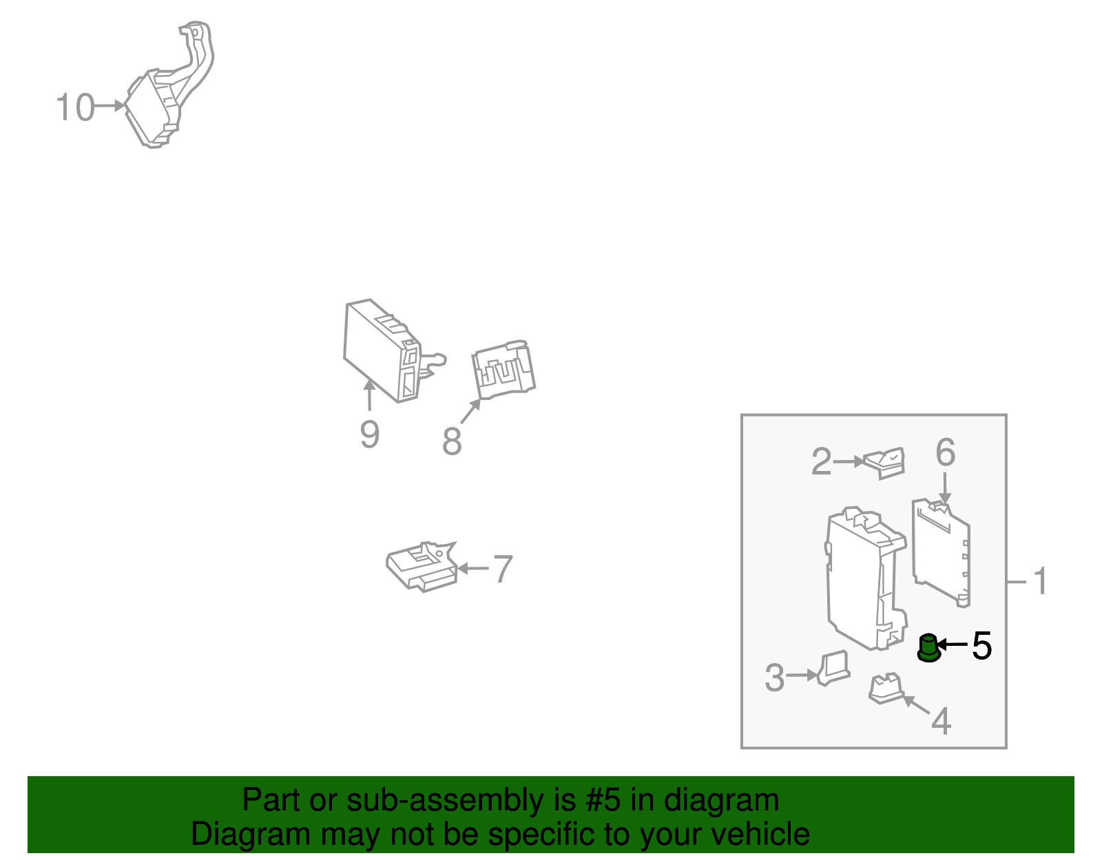 90982-08302 - 2010-2024 Lexus - Main Fuse | Discount Parts Monster