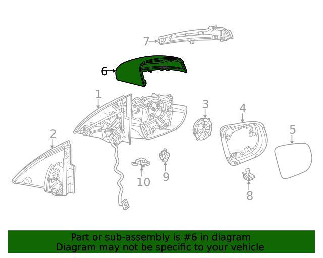 2020-2024 Mercedes-Benz Housing Cover 167-810-61-05-9999 | MB OEM Parts