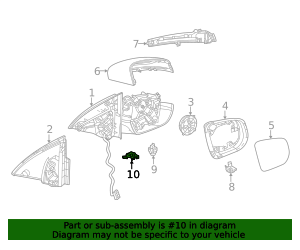 167-820-15-01 - Side Camera Bracket 2020-2024 Mercedes-Benz ...