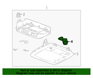 2019-2023 GM Communication Interface Module Microphone 13524212 ...