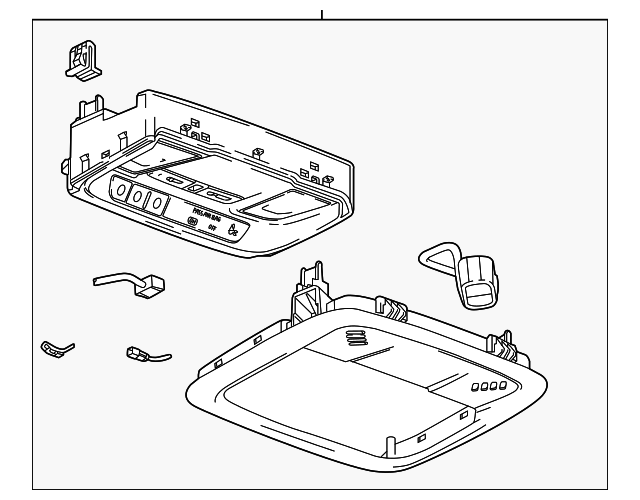 2020 Chevrolet Malibu Overhead Console 84907424 | GM Parts Center