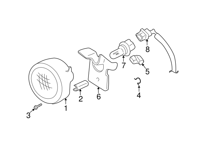 1990-2006 GM Horn Connector 19368034 | TascaParts.com