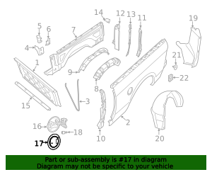 2019-2021 Ram Fuel Door Seal 68158887AH | TascaParts.com