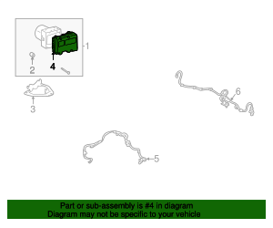 2005-2007 Toyota Sequoia ABS Control Module 89541-0C070 ...