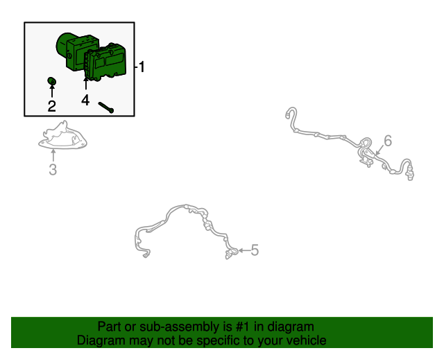 2005-2007 Toyota Sequoia Actuator Assembly 44050-0C100 | Toyota Parts ...