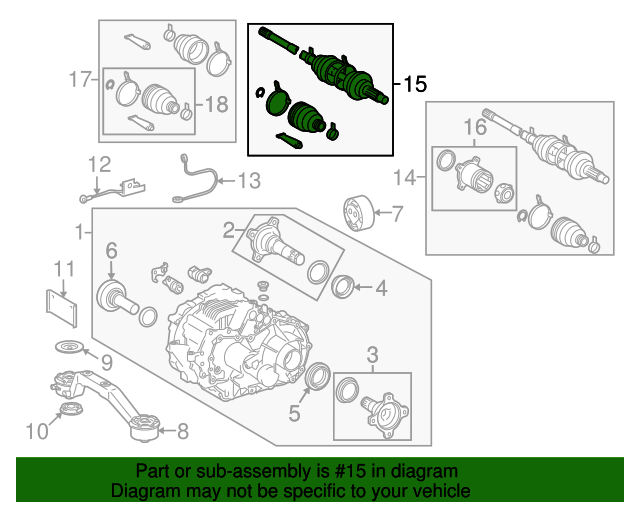 42370-49265 - Outer Joint - 2010-2013 Lexus RX450h | MyLexusParts