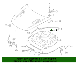 2014-2021 Kia OEM NEW 2014-20 Kia Optima Stinger K900 Clip Hood Seal ...